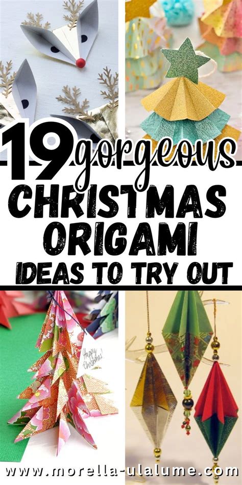19 Gorgeous Christmas Origami Ideas For The Holiday Season Christmas