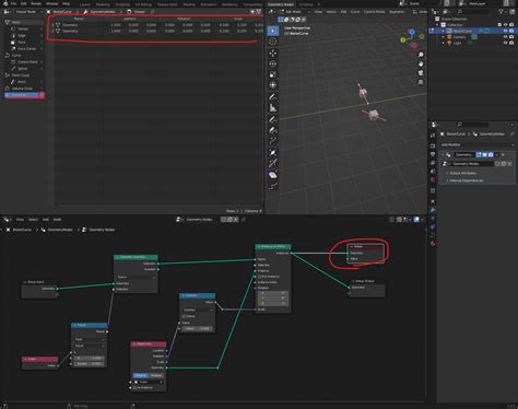 Geometry Nodes The Spreadsheet Doesn T Show You Any Information
