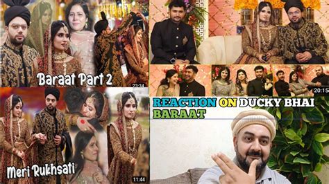Ducky Bhai Or Aroob Ki Shaadi Baraat Part 2 I Emotional Rukhsati I