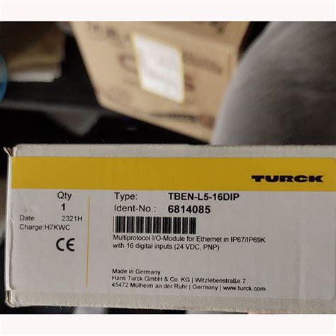 Brand New TURCK TBEN L5 16DIP 6814085 Module Spot Stock EBay