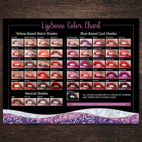 Lipsense Color Chart Lipsense 50 Colors 2017 Fall Colors Lipsense