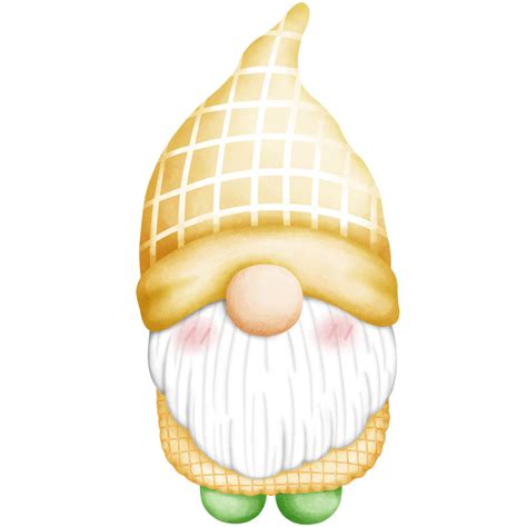 Gnome Wears A Fruit Hat 34378282 Png
