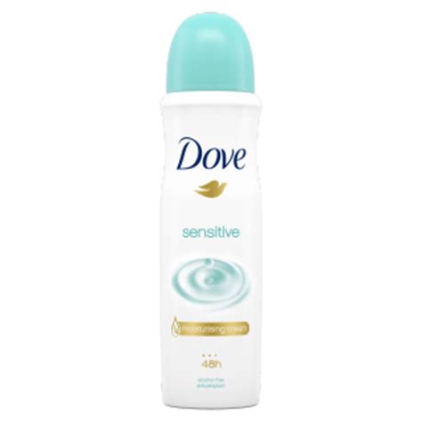 Dove Deodorant Female Sensitive Spray 150ml Superb Hyper