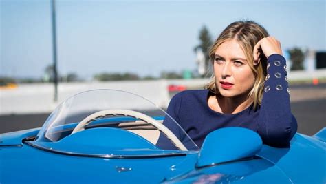 Maria Sharapova At Porsche Brand Ambassador Photoshoot In Los Angeles