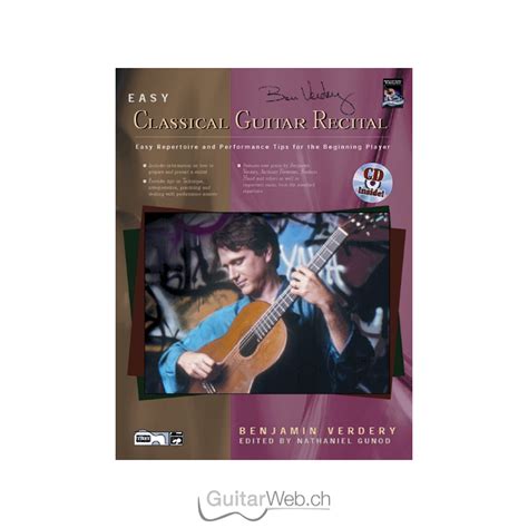 Easy Classical Guitar Recital Mit Cd Guitarweb Shop Gitarre Not