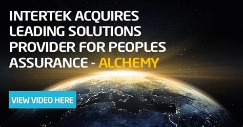 Intertek Business Assurance On Linkedin Intertek To Acquire Alchemy