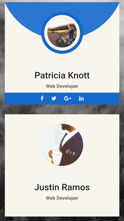 Profile Page Design In HTML And CSS With Source Code