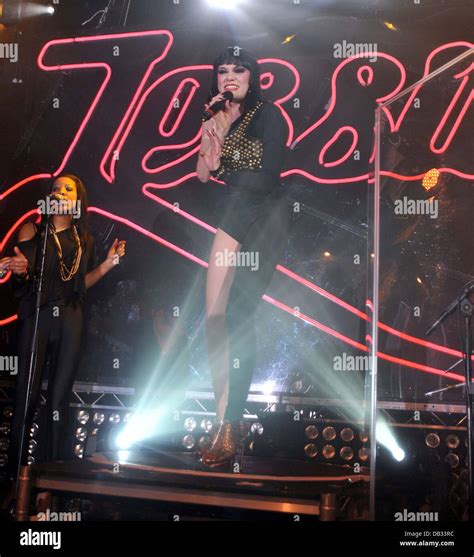 Jessie J Aka Jessica Cornish Performing Live On Stage At The Academy
