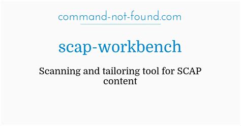 Dockerfile Run Scap Workbench