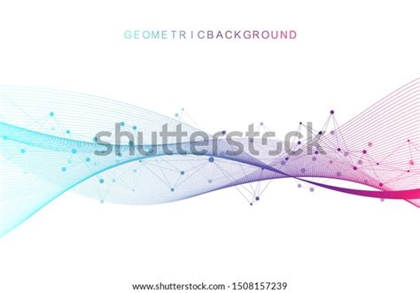 Scientific Vector Illustration Genetic Engineering Gene Stock Vector