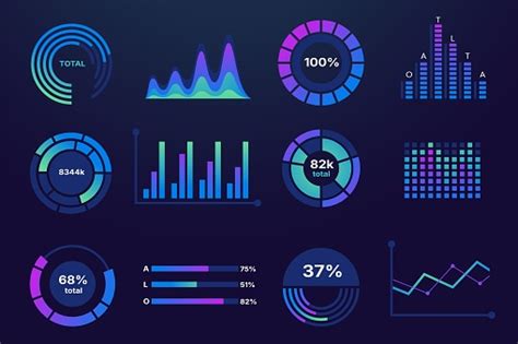 Data Chart Graph Business Statistics Infographic Elements Dat Analysis