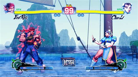 Evil Ryu Vs Chun Li Hardest Ultra Street Fighter IV YouTube