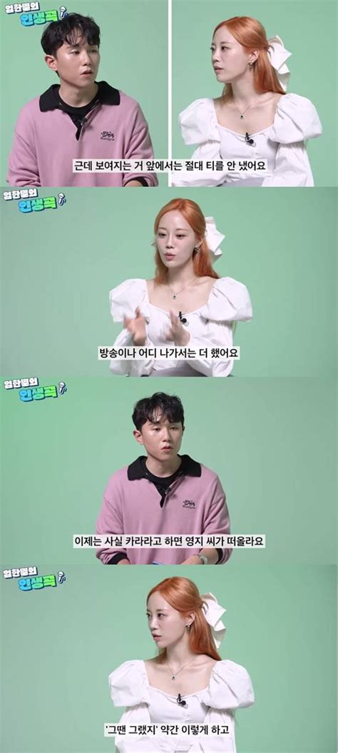허영지 카라 합류 고충 재수 없다 댓글 절반위축됐다 헤이데이 나무뉴스