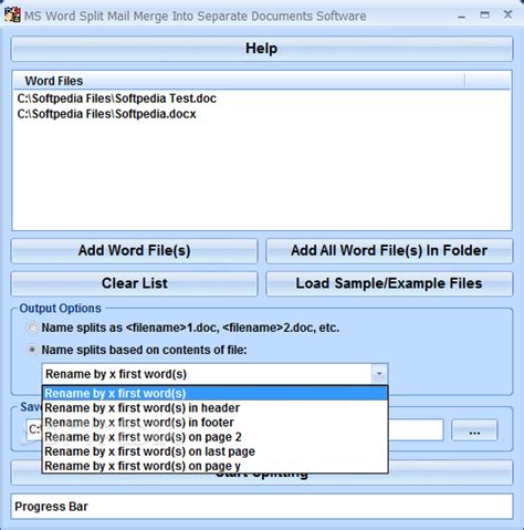 Ms Word Split Mail Merge Into Separate Documents Software 70 Download Review Screenshots