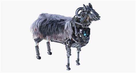 3d Model Robot Sheep