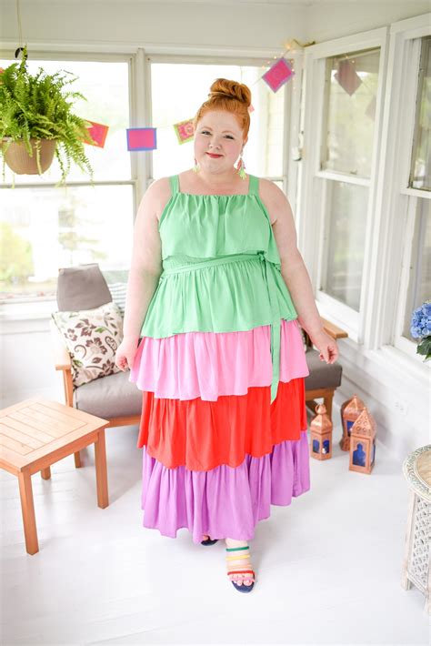 Plus Size Tiered Dress Archives With Wonder And Whimsy