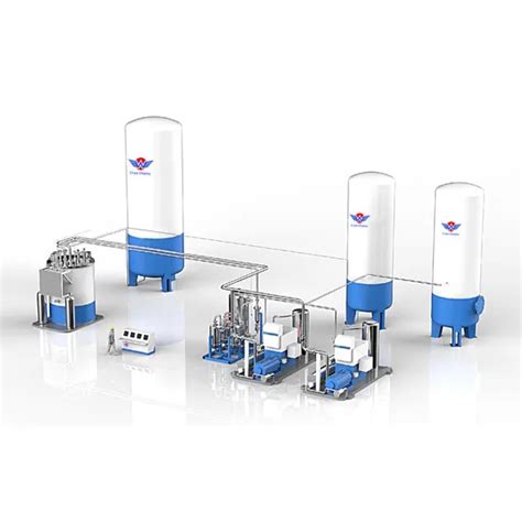 Cheap 2500kgday Hydrogen Cryogenic Liquefaction Device For Power