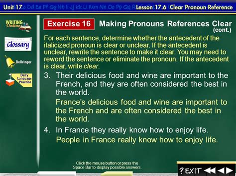 Clear Pronoun Reference Worksheet Pronoun Reference Errors Lesson And