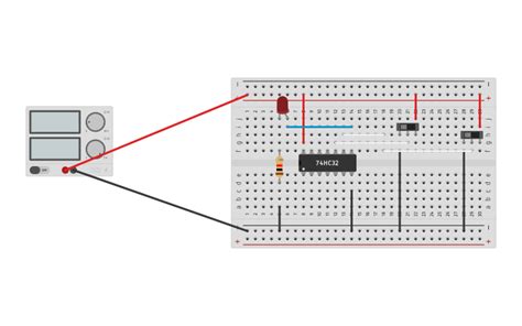 Circuit Design Or Gate Tinkercad