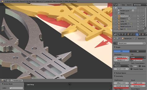 Svg Mesh And Solidify Modifier Question Modeling Blender Artists