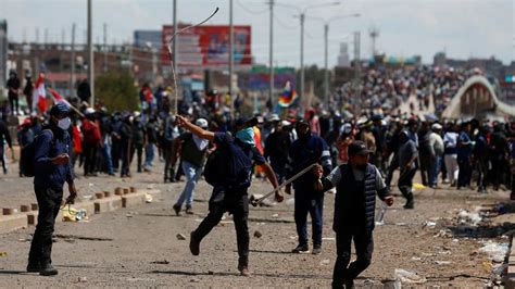 At Least 17 Killed In Peru As Anti Government Protests Escalate Near