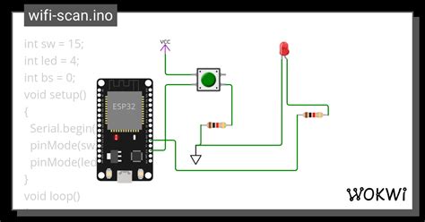 Switch Interfacing Wokwi Esp32 Stm32 Arduino Simulator