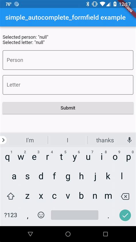 Flutter Widget That Wraps A Textformfield And Assists With Autocomplete