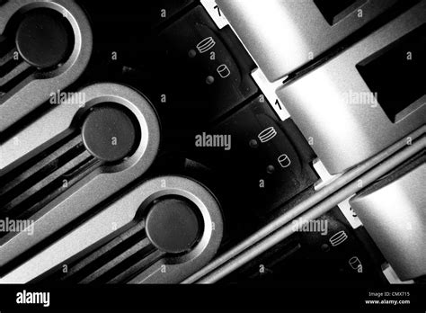 Detail Of Data Center With Hard Drives Stock Photo Alamy