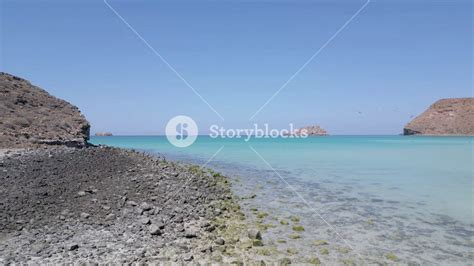 Drone Dolly In Beach And Island Moment Stock Image Sbi 350812120