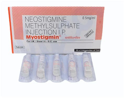 Neostigmine Methylsulphate Injection Ip At ₹ 25piece Neostigmine