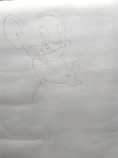 How To Draw A Jerry Step By Step