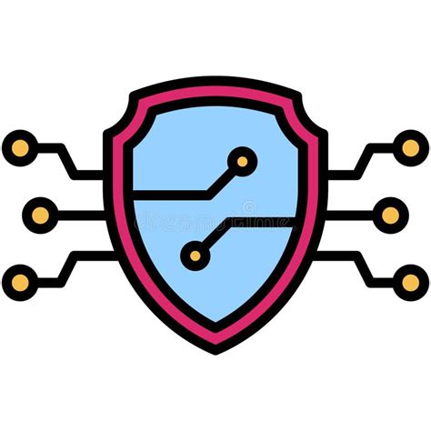 Security Icon Blockchain Related Vector Illustration Stock Vector