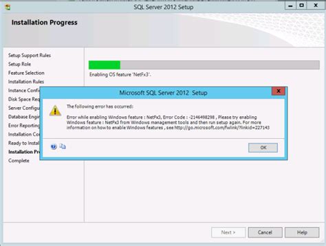 Error While Enabling Netfx Feature Alternate Source Path Error