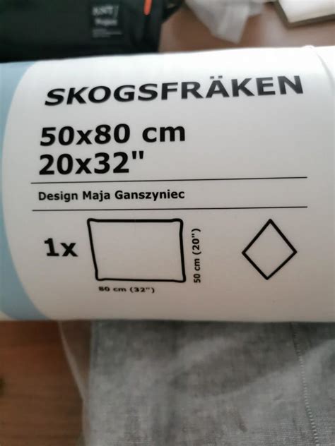 IKEA Pillow x 2 (Skogsfraken), Furniture & Home Living, Bedding ...