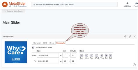 Schedule Metaslider Slides Big Tomato Tech Knowledge Base