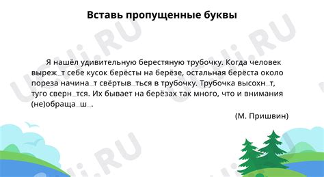📕 Интерактивная карточка №5 по теме “Вставь пропущенные буквы” для 4