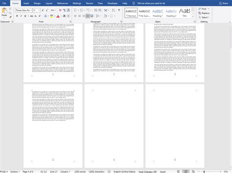 How To Create A Document Contained Both Portrait And Landscape Pages My Microsoft Office Tips