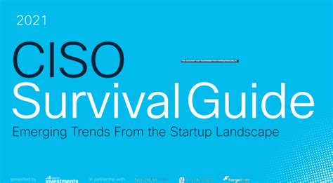 CISO Survival Guide CI Bookory