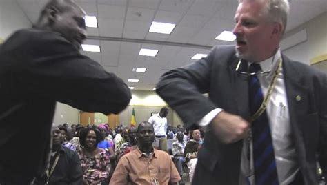Introducing Ebola Handshake Safest Way To Greet People In Affected