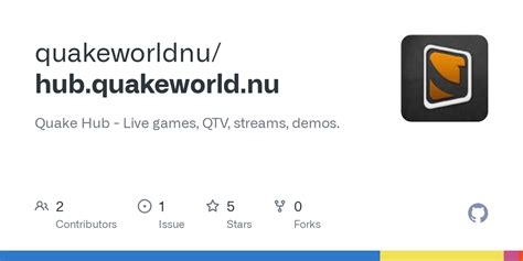 GitHub Quakeworldnu Hub Quakeworld Nu Quake Hub Live Games QTV Streams Demos