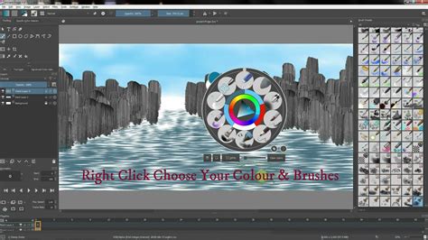 Krita Landscape Drawing Basic Tutorial For Beginners YouTube