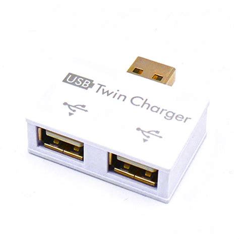 Usb2 0 Male To Twin Charger Dual 2 Port Usb Splitt Grandado