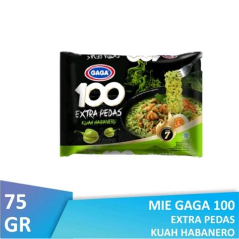 Jual Gaga Mie 100 Extra Pedas Kuah Jalapeno Harbanero Goreng Lada