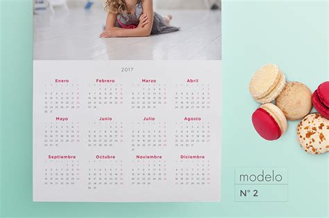 Calendarios 2017 anuales customizables con tu foto Odisea gráfica