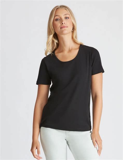 Rockmans Scoop T Shirt Rockmans