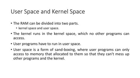 Kernel And Kernel Architectures Ppt