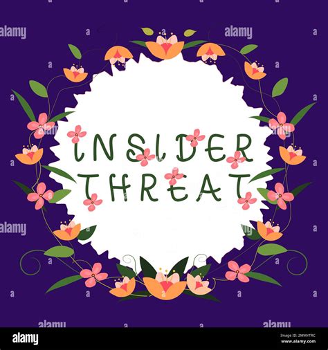 Text Showing Inspiration Insider Threat Business Showcase Security