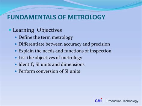 Ppt Engineering Metrology Powerpoint Presentation Free Download Id