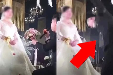 결혼식 도중 신부한테 부케 던져버린 신랑 충격 현장 이유