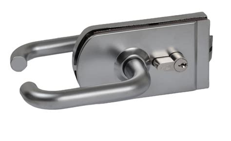 Serrure porte verre réversible Faille Industrie